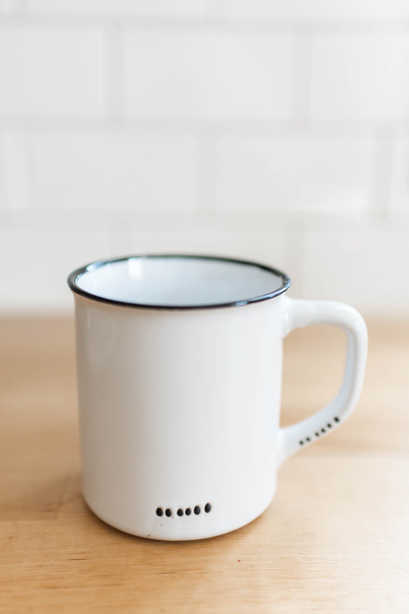 Enamel Look Mug | White – Pick-it-Fence Pembroke